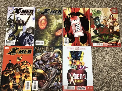 X-MEN: FIRST CLASS 1 & 8, X-Men 198, All New X-men 25, Astonishing 13 ...