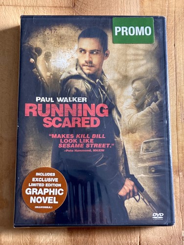 RUNNING SCARED 2006 PROMO DVD PAUL WALKER w/ GRAPHIC NOVEL & HYPE ...