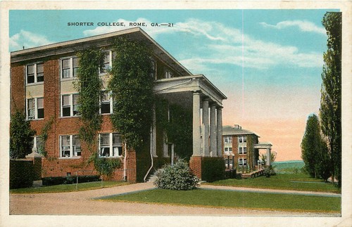 Georgia, GA, Rome, Shorter College 1920's Postcard PM 1940 | eBay