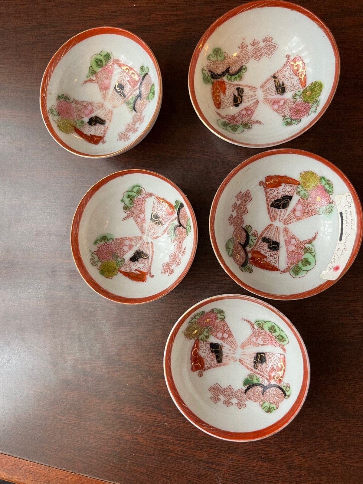 Japanese Finger bowl set (5) | eBay
