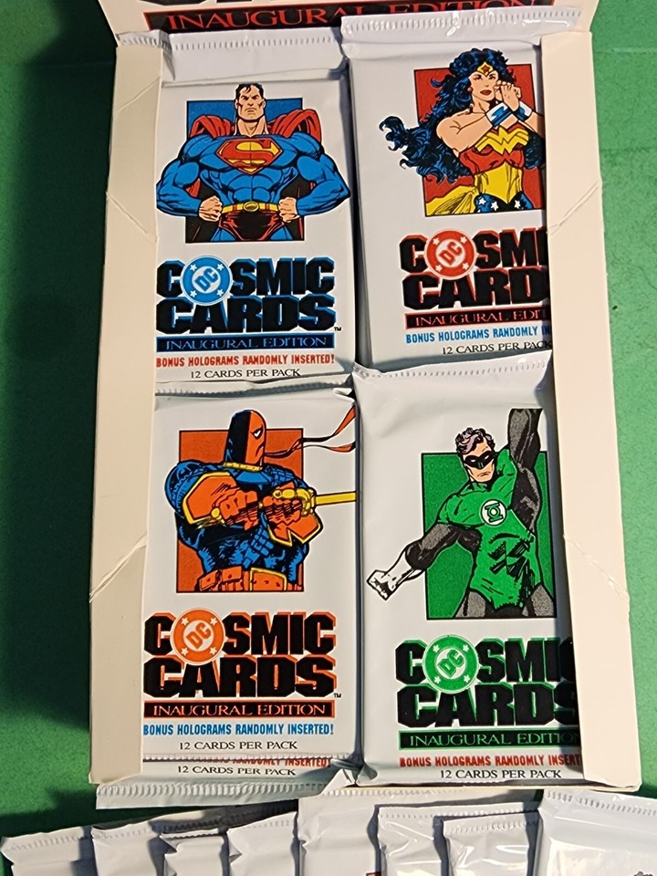 1991 DC Comics Cosmic Cards Impel Pack vintage trading card packs | eBay