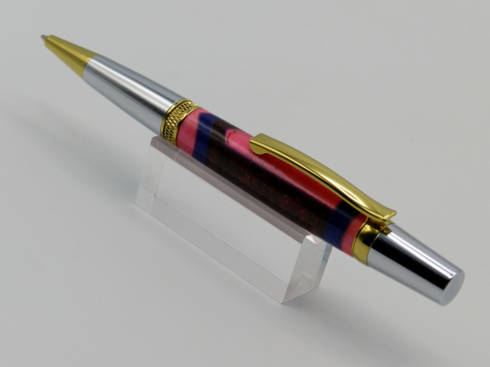 Handmade Gisi Style Ballpoint Pen with Multi Colored Alumilite. Great ...