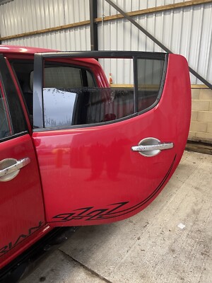 2012 MITSUBISHI L200 2.5 DI-D PASSENGER SIDE LEFT HAND REAR DOOR RED ...