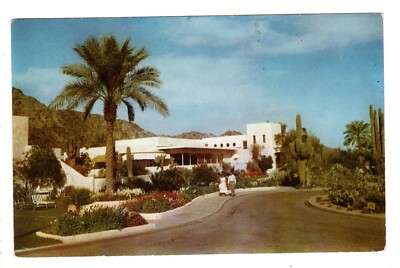 Phoenix Camelback Inn Appoach Main Building Arizona Vintage View ...