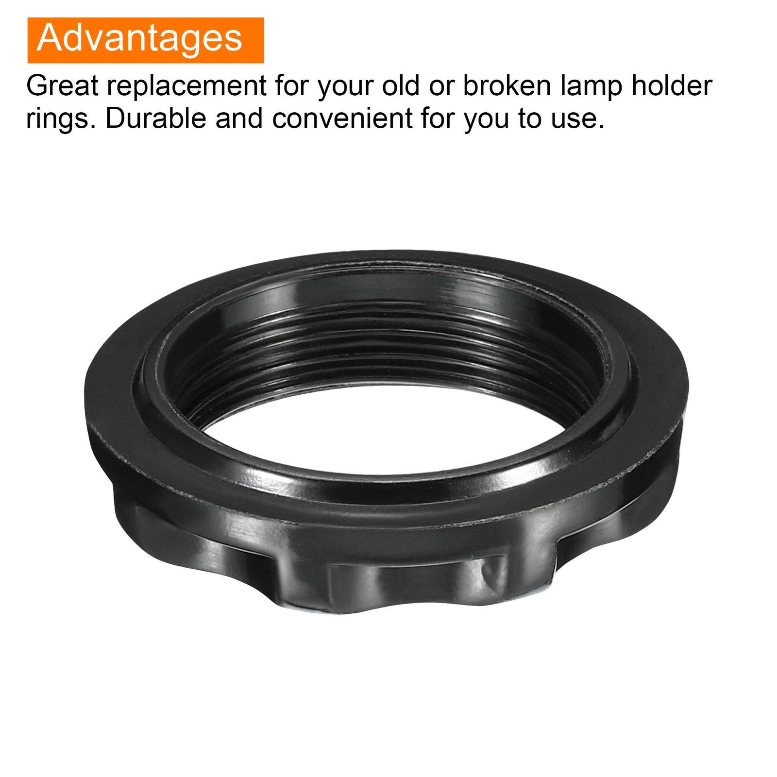 E12 Light Socket Ring, 5 Pack Lamp Shade Holder Ring for Light Fixtures ...