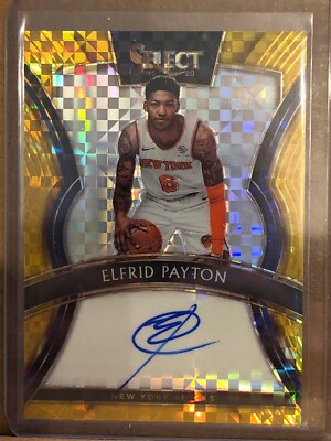 2019-20 Select Elfrid Payron Gold Prizm Auto #’d 01/10 - Knicks | eBay