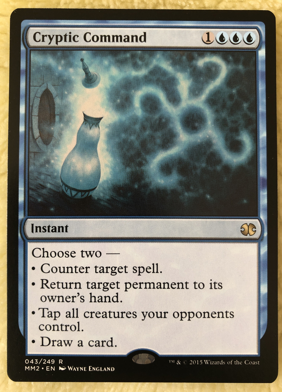 Cryptic Command [Modern Masters 2015] ~ NM/M ~ Magic The Gathering MTG ...