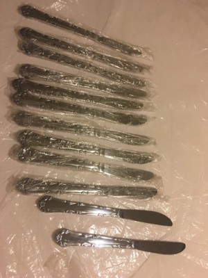 Edward Don & Co Stainless Flatware Set Of 12 Dinner Knives Japan Prince ...