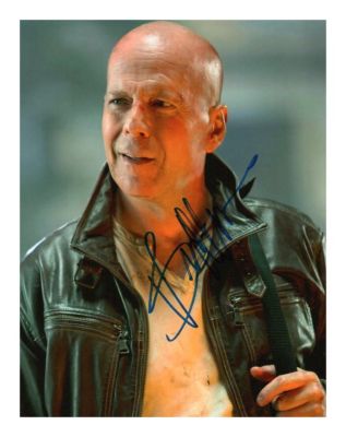 BRUCE WILLIS AUTOGRAPHED SIGNED A4 POSTER PHOTO PRINT | eBay