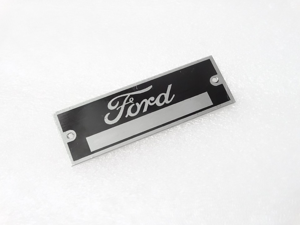 Ford Data Plate Serial Number ID Tag Hot Street Rod Rat For Ford Motor ...
