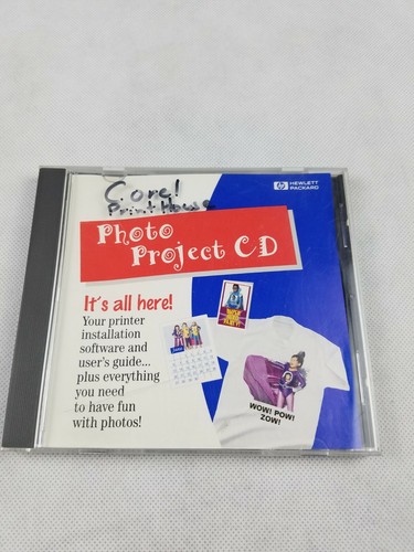 Vintage Photo Project CD For Hp DeskJet 694C Printer Windows 3.1x ...
