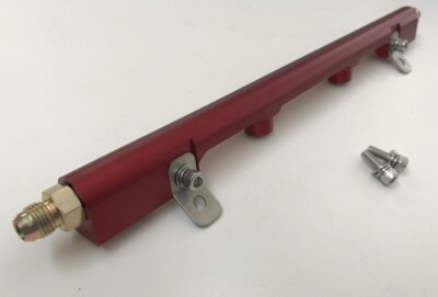Sale Red Aluminum High flow Fuel Rail for 85-92 BMW E30 M3 S14 Fuel ...