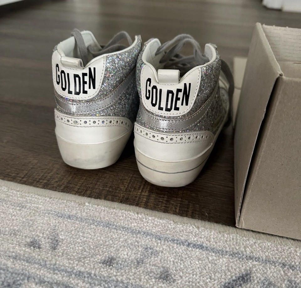 Golden Goose Iridescent Wing Tip Mid Star Sneakers Size 36 | eBay