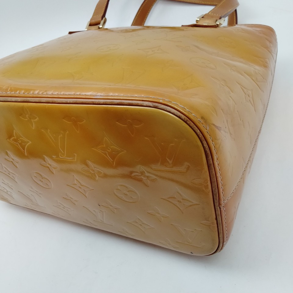 Louis Vuitton LV Hand Bag Houston Yellow Vernis 2343956 | eBay