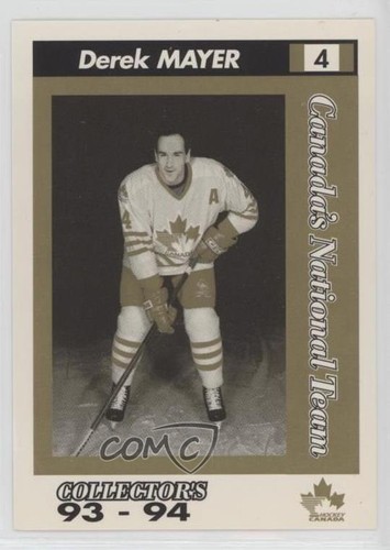 1993-94 Alberta Lotteries Canadian National Team Derek Mayer #4 08hr | eBay