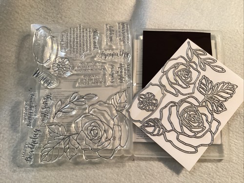 Stampin’ Up! ROSE WONDER 14 Stamps & Framelits 5 Die Set | eBay
