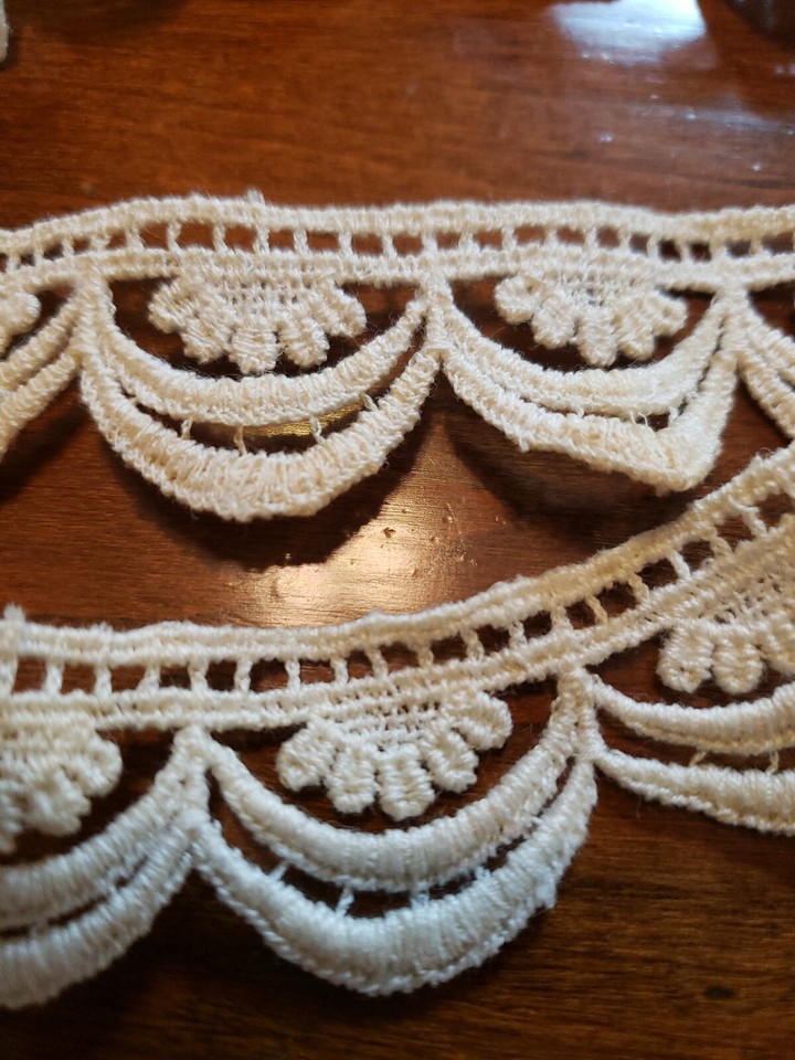 Vintage Clam Shell Cotton Trim, Ecru | eBay