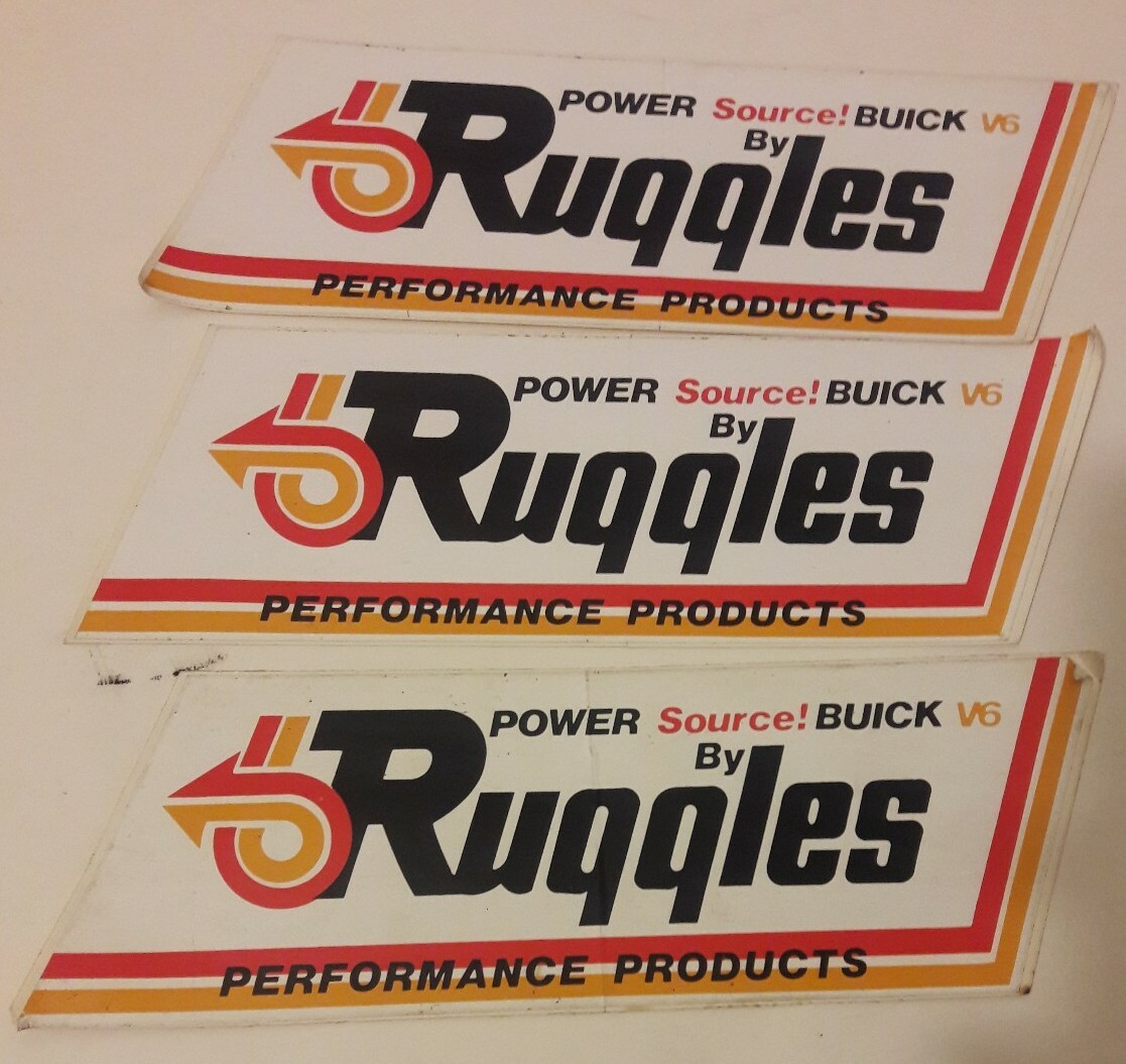 Ruggles Racing Decal (Vintage, One sticker) | eBay
