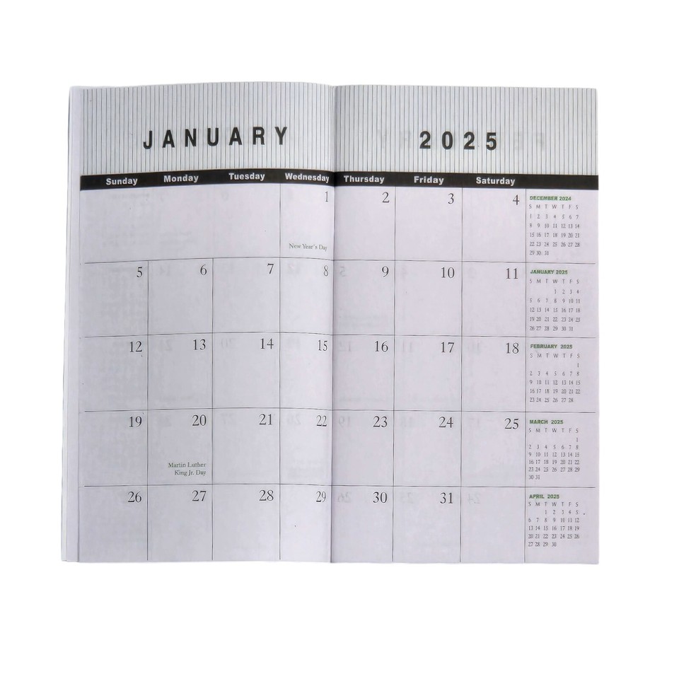 2-year 2025 & 2026 monthly pocket size planners - 4 in x 6.5 in ...