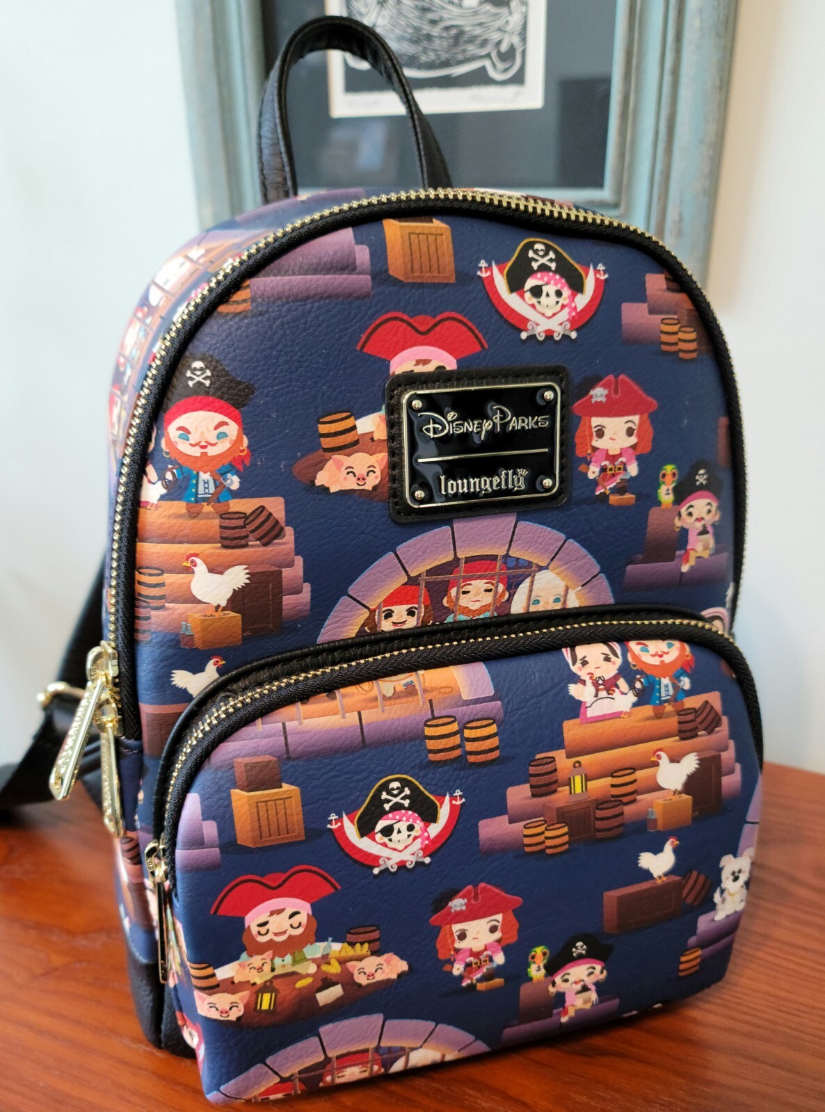 Disney Parks Pirates of the Caribbean Loungefly Mini Backpack | eBay
