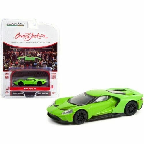 2017 FORD GT VERDE MANTIS GREEN BARRETT JACKSON7 1/64 MODEL GREENLIGHT ...