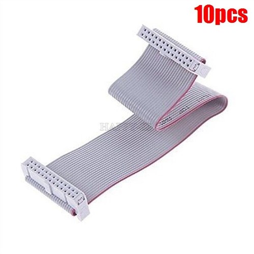 10Pcs Flat Ribbon Cable 26 Pin 2.54MM Picth 200Mm For Raspberry Pi Gpio ...