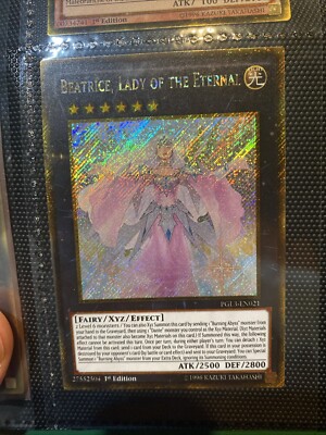 Yu-Gi-Oh! TCG Beatrice, Lady of the Eternal Premium Gold: Infinite Gold ...