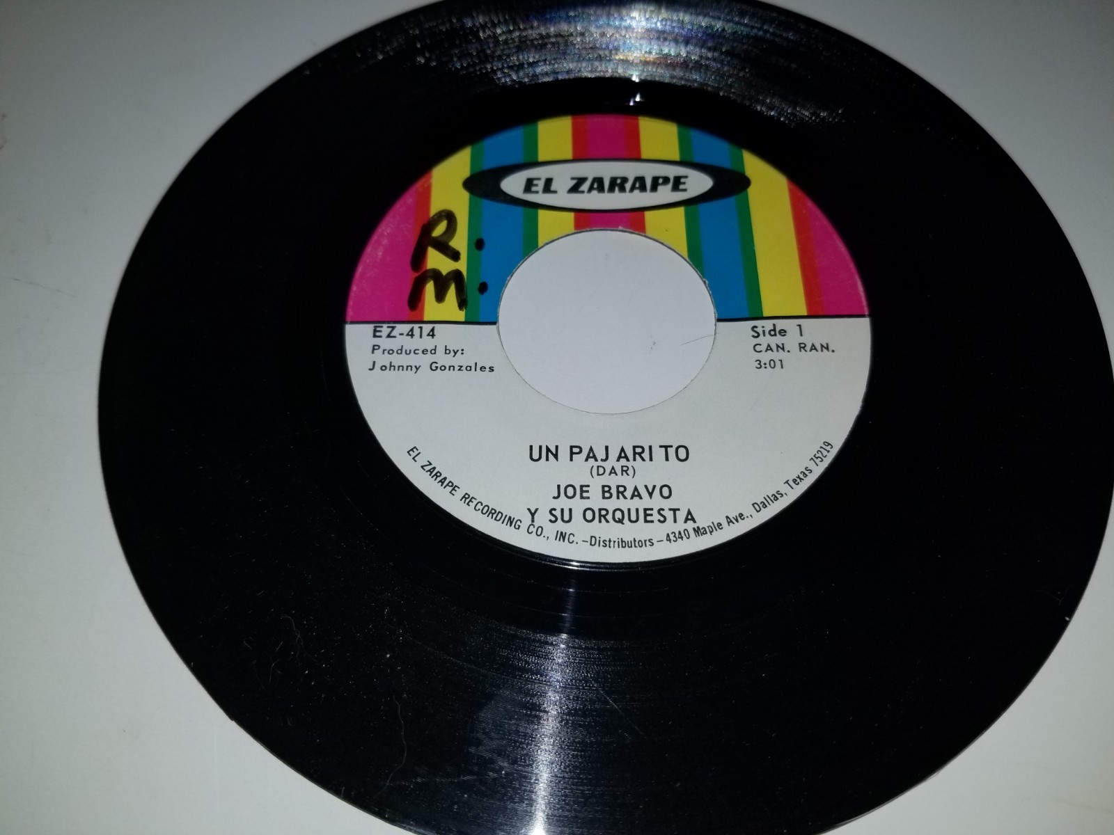 JOE BRAVO Tu Solo Tu / Un Pajarito EL ZARAPE 414 45 VINYL 7" RECORD | eBay