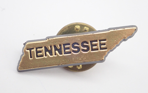 Tennessee State Outline Gold Tone Vintage Lapel Pin | eBay