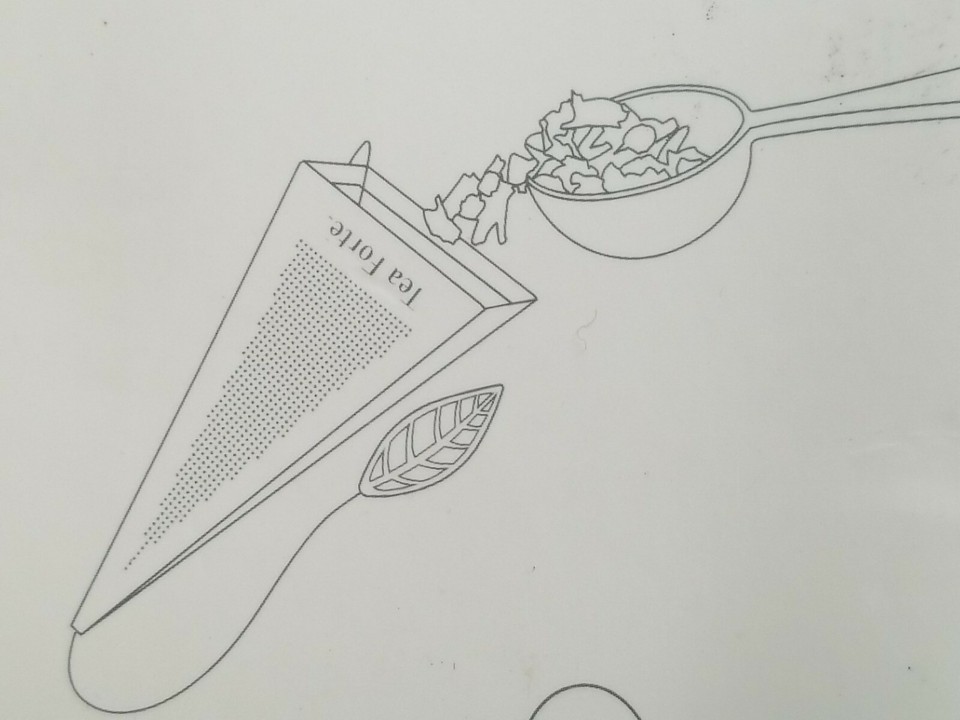 Tea Forte Icon Stainless Steel Loose Tea Infuser Pyramid w/Iconic Leaf ...