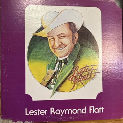 LESTER FLATT - Lester Raymond Flatt Vinyl LP Record 1975 BLUEGRASS ...
