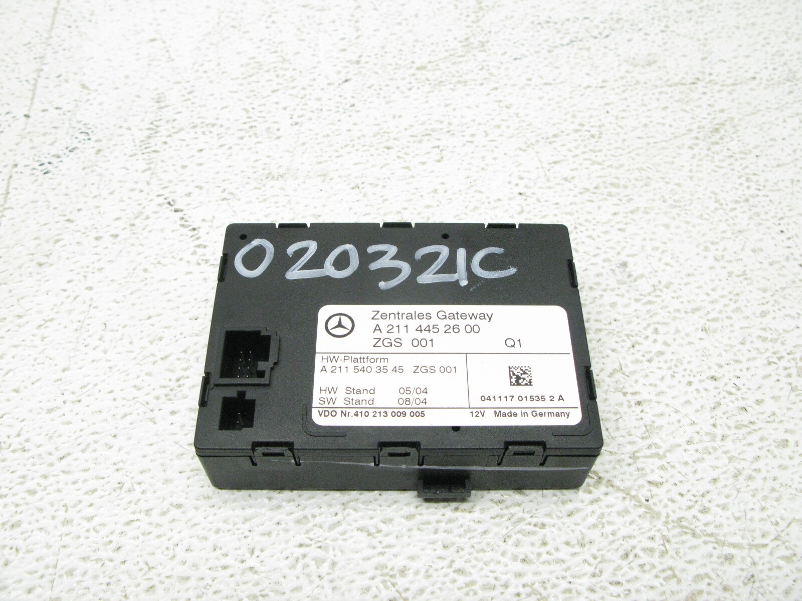 03-06 Mercedes W215 W211 W219 E500 E55 S500 Central Locking Gateway ...