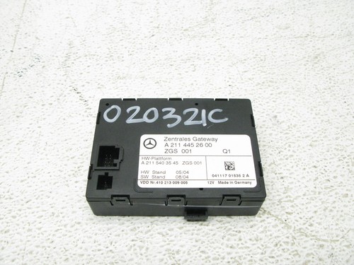 03-06 Mercedes W215 W211 W219 E500 E55 S500 Central Locking Gateway ...