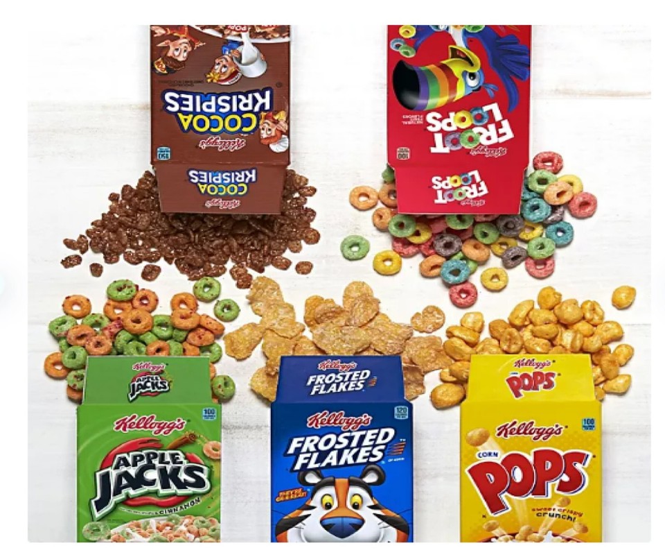 Kellogg's Assorted Cereal Variety Pack, 25 pk. | eBay