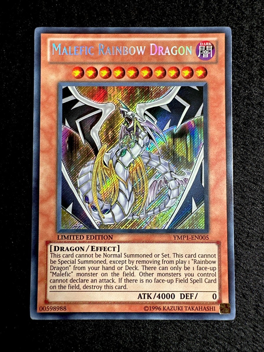 Malefic Rainbow Dragon Malefic Rainbow Dragon YMP1 EN005 Secret Rare