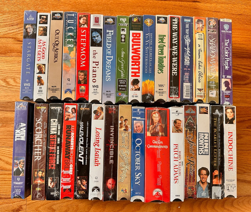 *ALL NEW* Lot of 31 VHS MOVIES - Some with WATERMARKS - Variety of ...