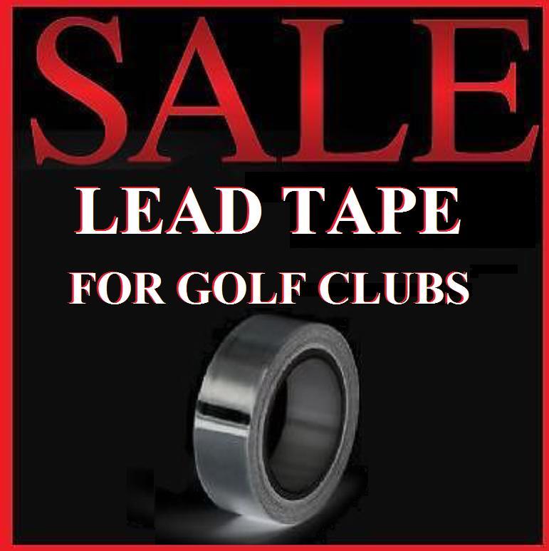 Lead Tape for Golf Clubs Drivers/Irons Putter 1/2"x100" Sticky Back ...