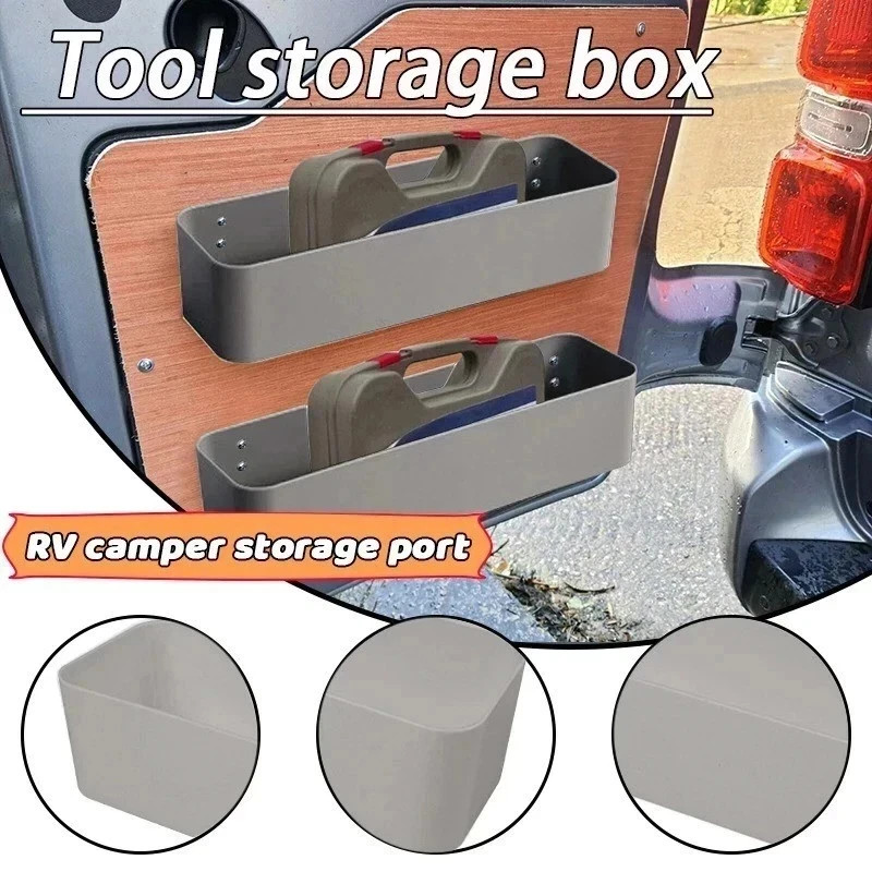 2PC Caravan Camper Van Storage Pocket Boxes for Tool Storage Van ...