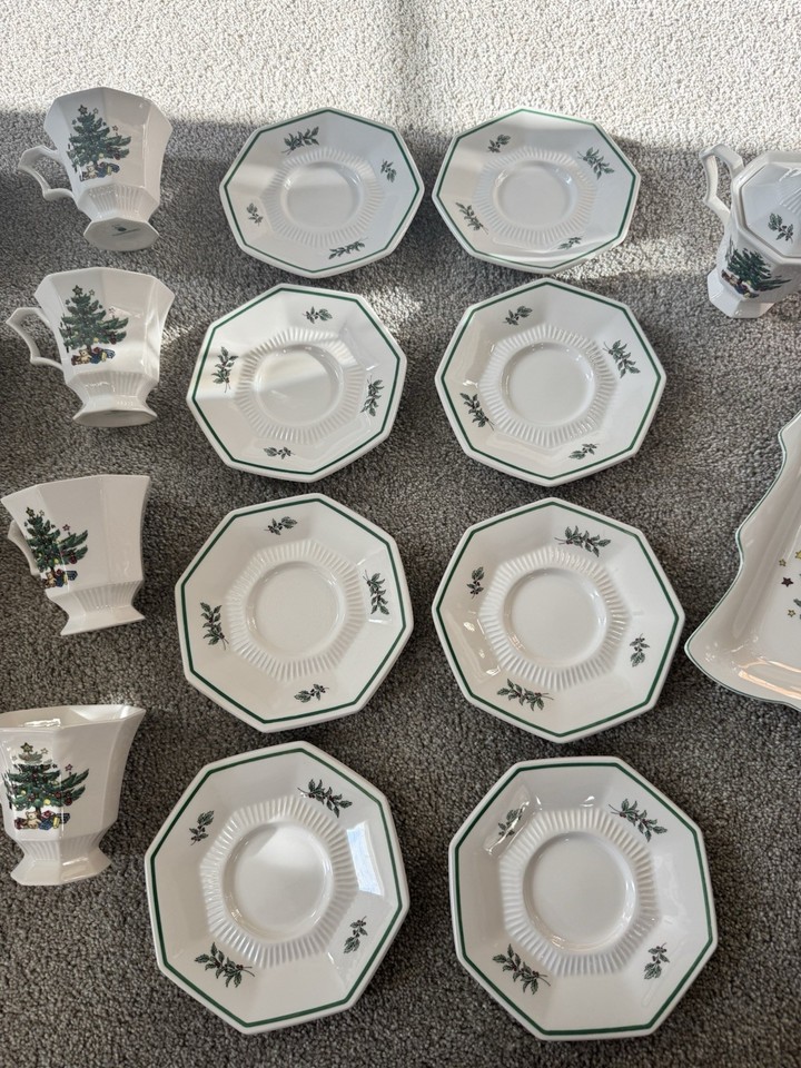 Nikko Christmastime Set Of 23 Pieces Dish Set | eBay