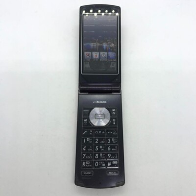 NTT Docomo Foma N-01E Black Retro Cell phone Japanese Flip phone Keitai ...