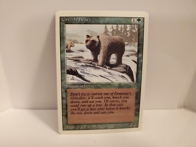 Grizzly Bears - MTG - Revised Edition LP/NM - Magic the Gathering | eBay