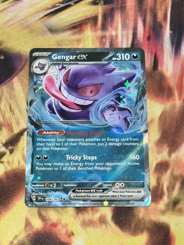 GENGAR EX 104/162 TEMPORAL FORCES POKEMON (DOUBLE RARE, NM) | eBay