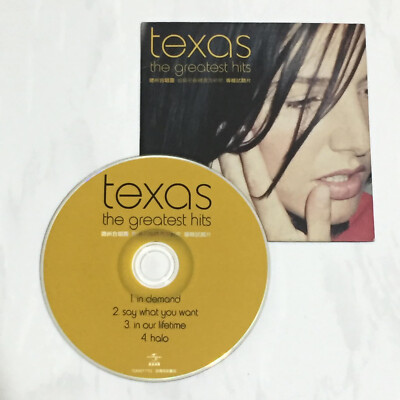 Texas 2000 The Greatest Hits In Our Lifetime Taiwan 4 Track Promo CD ...