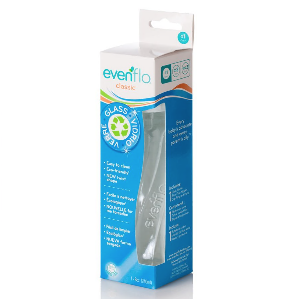 Evenflo Classic Glass Baby Bottle 8 oz 1018111 | eBay