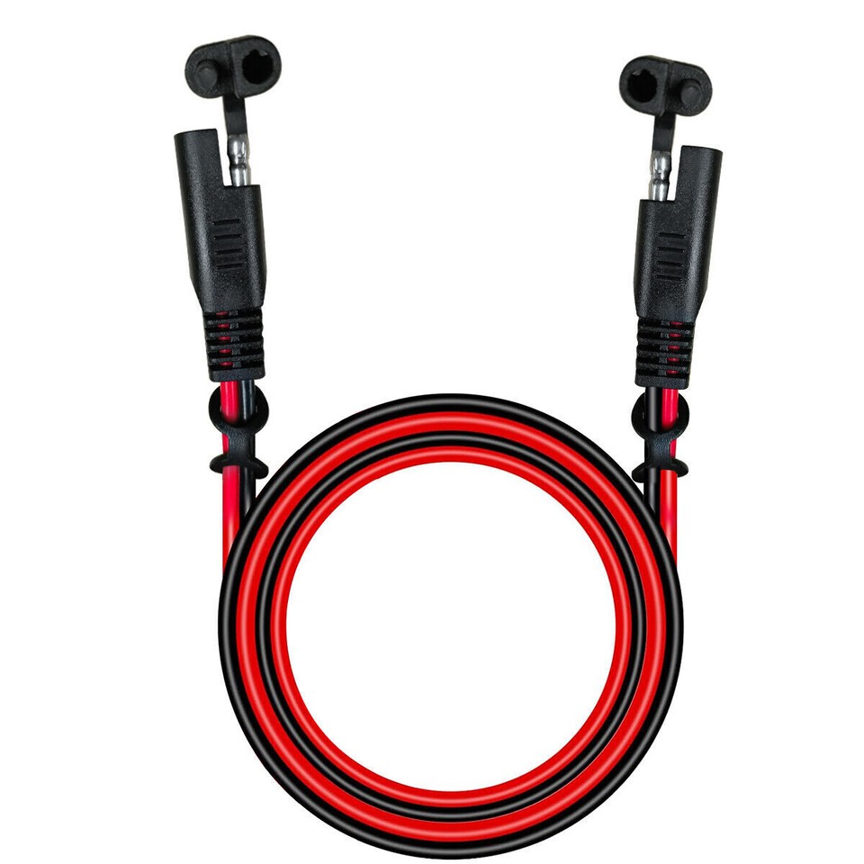 SAE To SAE Battery Cable Tender 16AWG Terminal Connector Harness ...