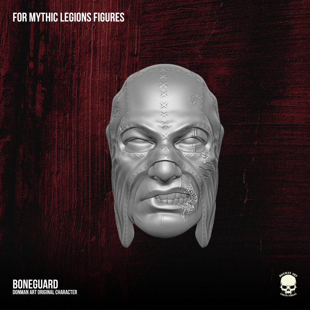 Boneguard original Fantasy character concept custom head for action figures | eBay