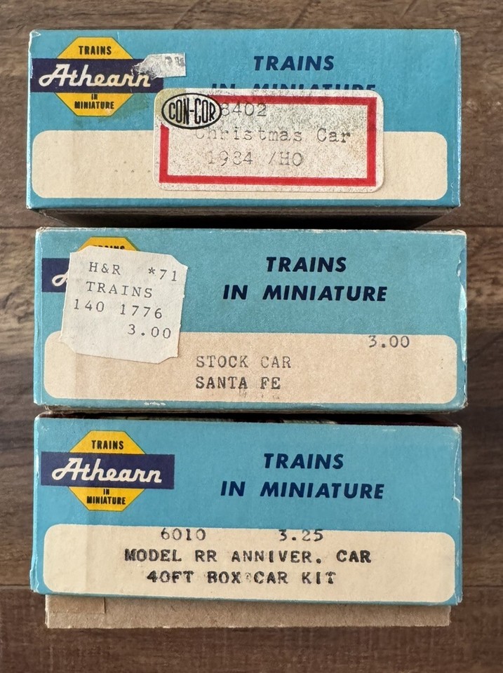 3 Vintage Athearn Trains in Miniature Models HO Scale | eBay