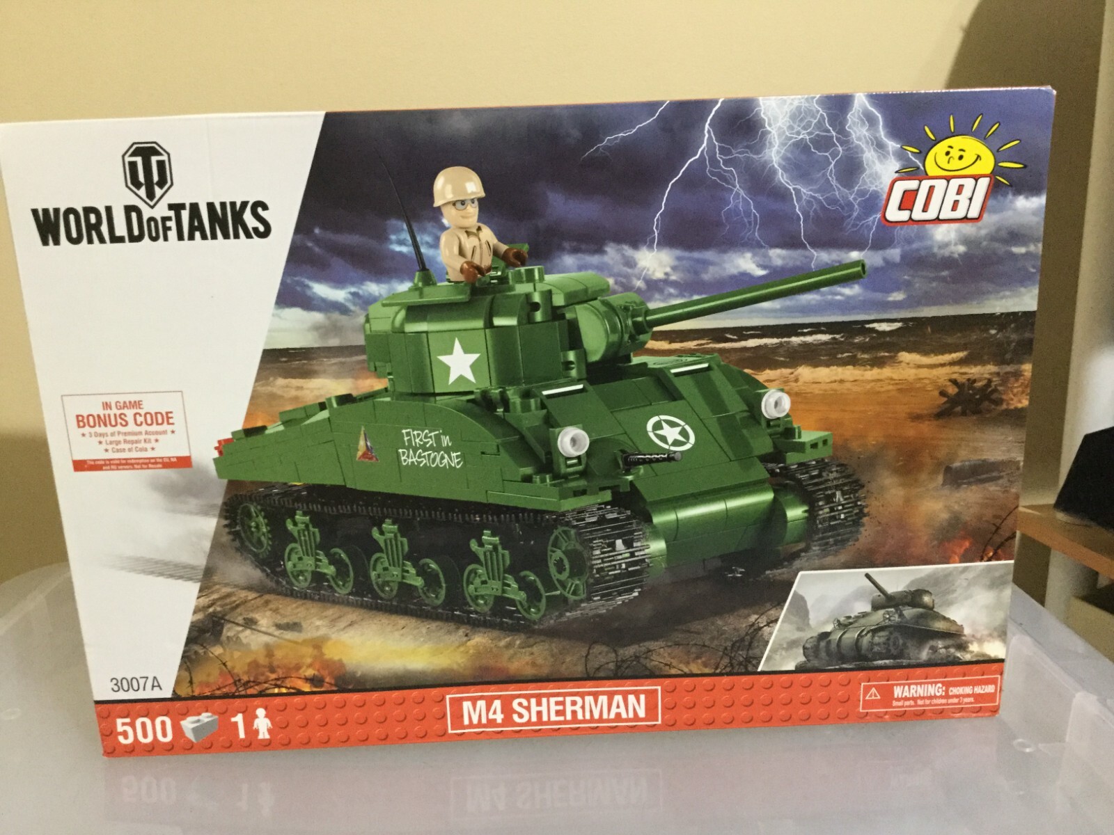 COBI M4 Sherman World of Tanks SET# 3007 A (500 Pcs.) US SELLER, WWII ...