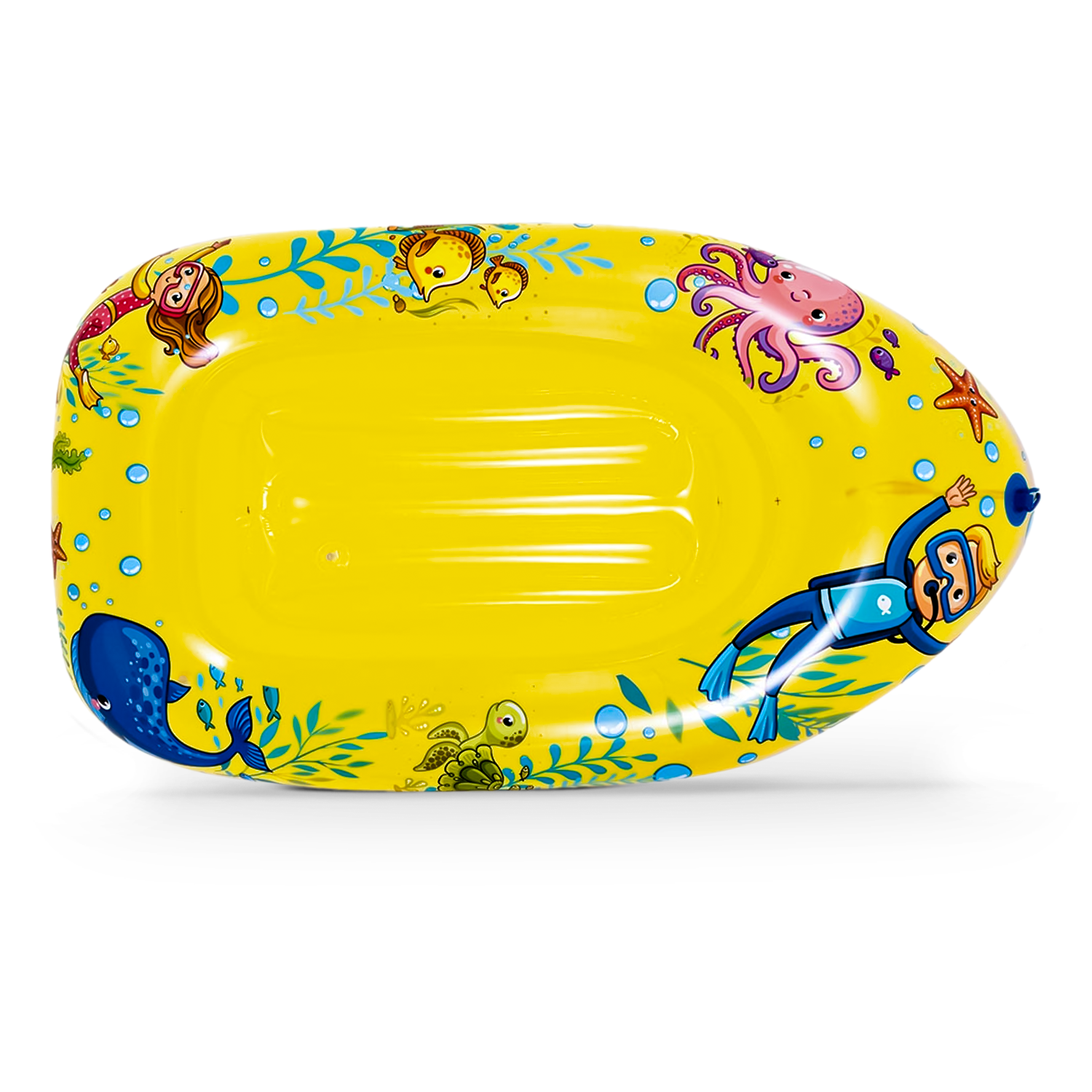 Jilong Inflatable Lilo Float Yellow Children Kids Sea Life Pool Water ...