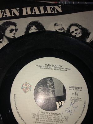 van halen vinyl , pretty woman / WB 45rpm vinyl single | eBay